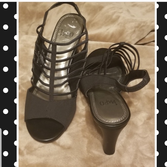 Impo | Shoes | Impo Woman Black Heel 9 2 M | Poshmark